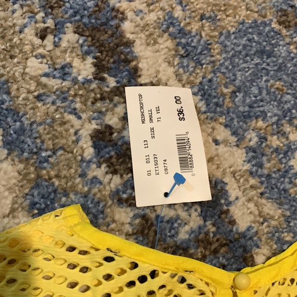 Evenuel | Tops | New Evenuel Yellow Mesh Top | Poshmark